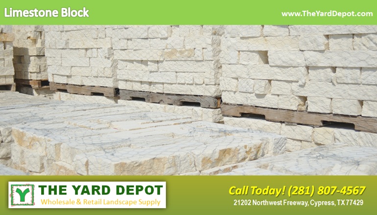 Limestone Block 4 TheYardDepot.com Houston Landscape Supplier - The ...